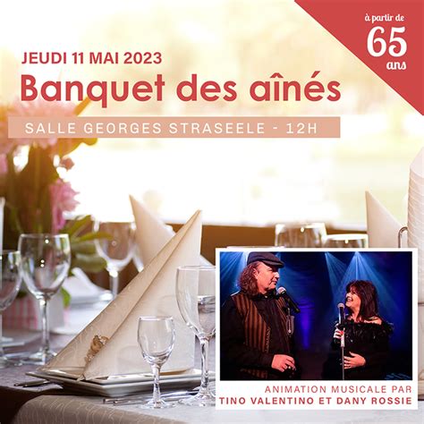 Banquet des ainés 2023 Ville de Wervicq sud