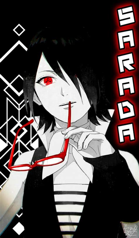 Sarada Uchiha Boruto Naruto Sharingan Anime Hd Phone Wallpaper