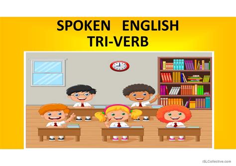 Tri Verb English ESL Powerpoints