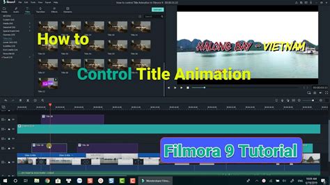 How To Control Title Animation In Filmora 9 Tutorial For Beginners
