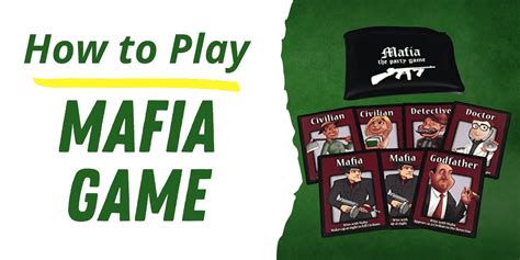 Mafia Game Rules And How To Play Bar Games