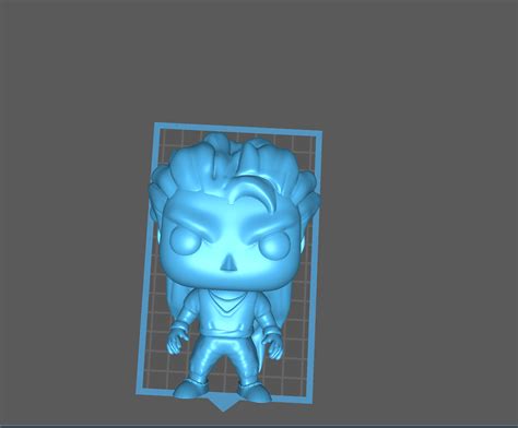 Fichier STL GOKU SSJ 3 DRAGON BALL Z DBZ FUNKO POPPlan à imprimer en