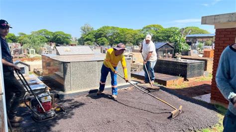 Cemitérios são preparados para do Dia de Finados Dourados Agora