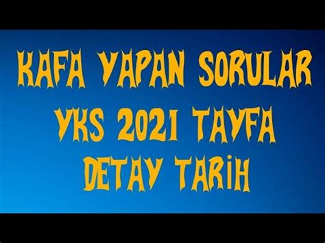 Ayt Tarih Genel Tekrar Ayt Detay Sorular Yks 2021 Tayfa Kpss Tarih Full