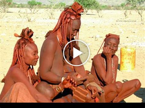 Himba Tribe Village In Namibea Amazing Hot Clip