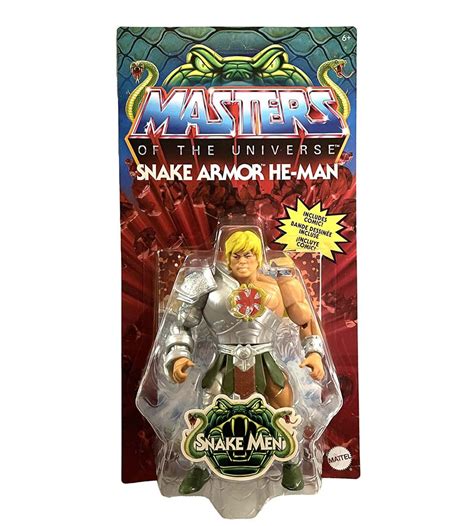Masters Of The Universe Origins Snake Armor He Man Action Figure