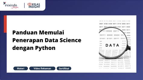 webinar panduan memulai penerapan data science dengan python inixindo jogja