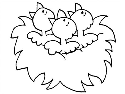 Desenhos De Ninho Para Colorir Pintar E Imprimir Colorironline