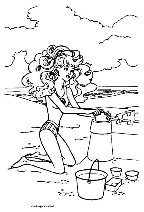 Dibujos Para Colorear De Barbie Pinta Y Colorea A Barbie Mundopeke 2310