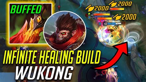 WILD RIFT WUKONG BROKEN BUILD GIVES HIM INFINITE HEALING YouTube
