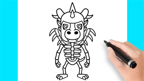 Comment Dessiner Skeletal Dragon De Stumble Guys Youtube