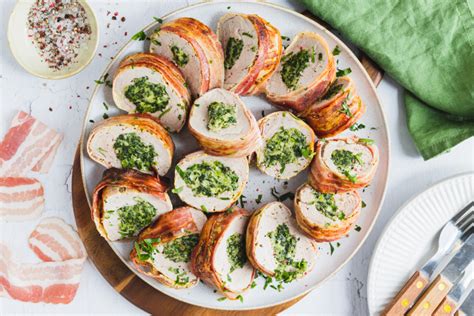 Gefülltes Schweinefilet im Speckmantel Rezept eat de