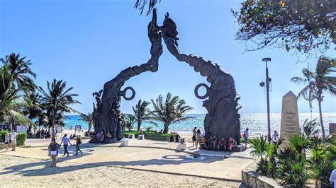 Parque Los Fundadores Founders Park In Playa Del Carmen Mexico YouTube