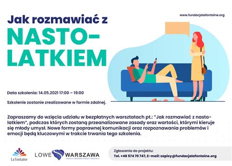 Jak rozmawiać z nastolatkiem Lowe Warszawa
