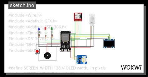 Esp32 Oled Simple Wokwi Esp32 Stm32 Arduino Simulator