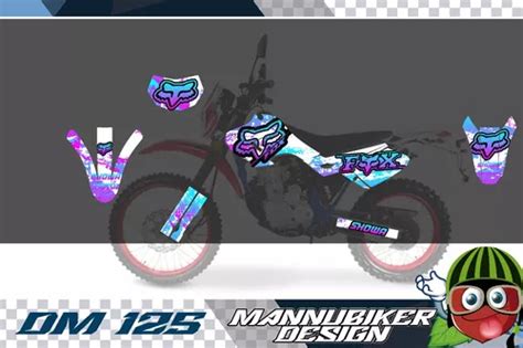 Italika Dm125 Graficos Calcas Stickers Skins Laminado Enduro Meses
