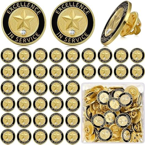 Amazon Landical 144 Pcs Employee Of The Month Lapel Pin 3 4 Inch