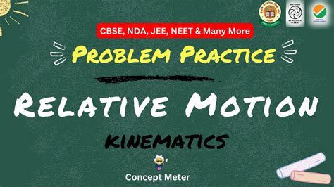 relative motion class 11 problem practice with solution kinematics for jee neet cbse nda