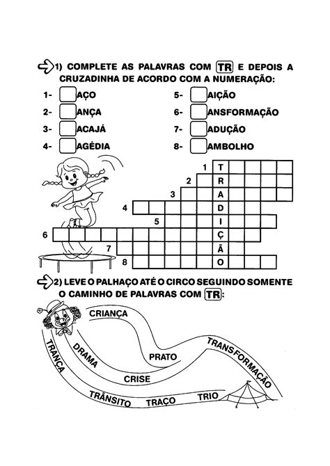 Atividades TR para Alfabetização Só Atividades