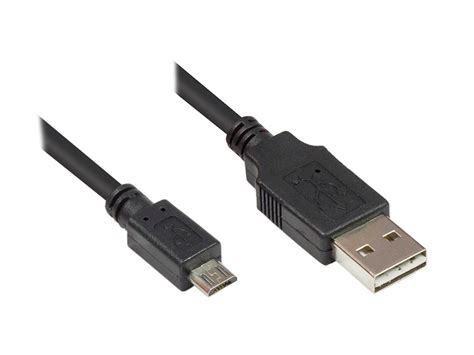 Anschlusskabel USB 2 0 Easy 5m Micro schwarz von OPITEC Österreich