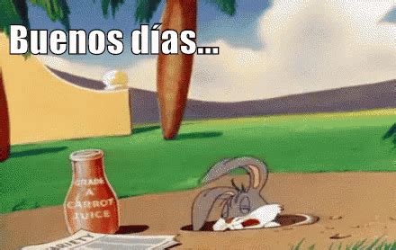 Bugs Bunny Buenos Días Despertarse Bostezo BugsBunny BuenosDias