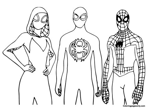 32 páginas para colorear de Spidey divertidas y creativas para niños