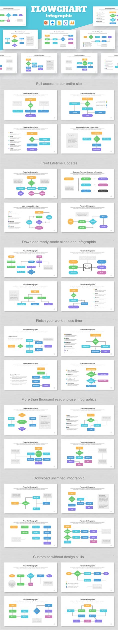 Flowchart Infographic Templates 372870 TemplateMonster