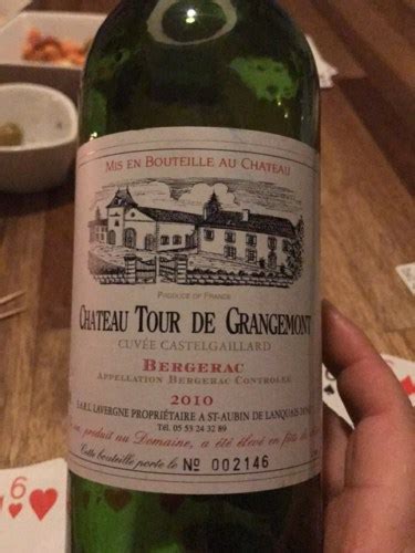 Château Tour de Grangemont Cuvée Castel Gaillard Bergerac Vivino