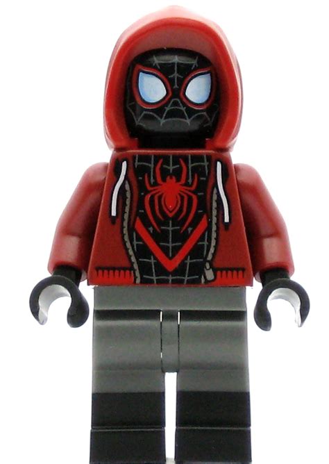 LEGO Spider Man Minifigure Spider Man Miles Morales Dark R