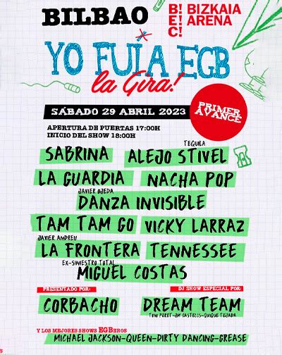 Yo Fu A Egb La Gira Bilbao Miplanhoy Qu Hacer Hoy En