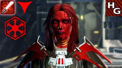 SWTOR Digging Deeper Legacy Of The Sith 5 Sith Warrior DS Female