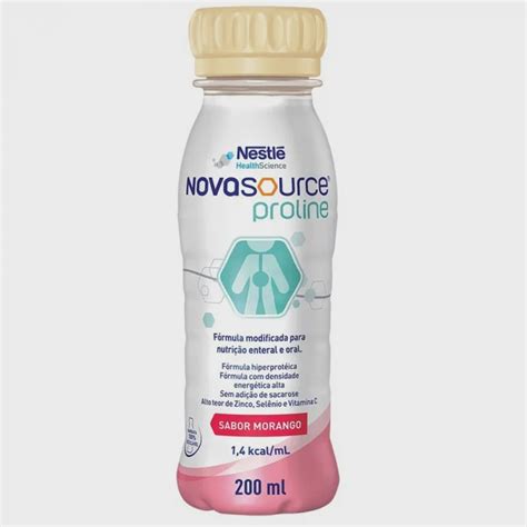 Novasource Proline Nestlé Morango Formula Hiperproteica 200ml