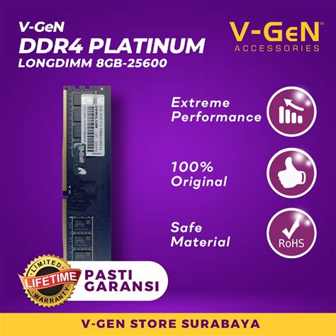 Jual Ram Ddr V Gen Platinum Gb Pc Mhz Longdimm V Gen