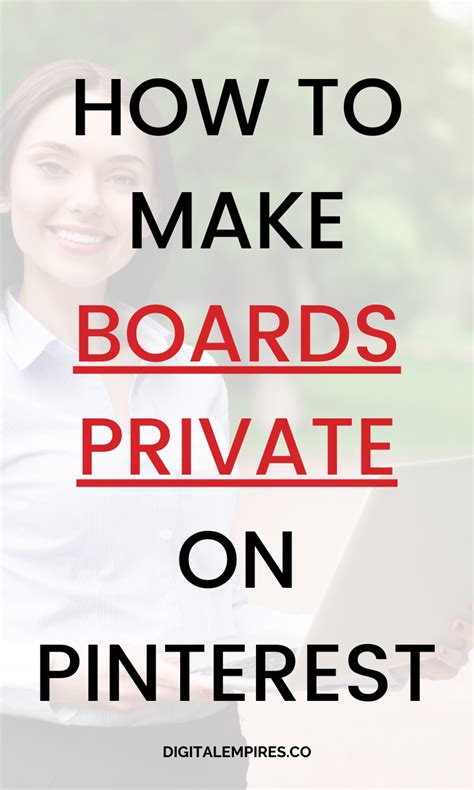 How To Make Boards Private On Pinterest In Less Than Minutes Artofit