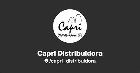 Capri Distribuidora Instagram Facebook Linktree