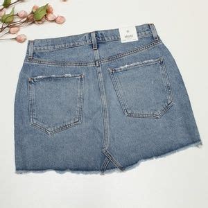 Agolde Skirts Nwt Agolde Quinn High Rise Mini Skirt Devotee Poshmark
