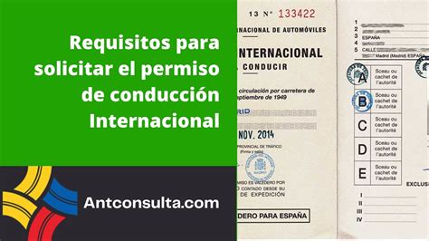 Obtener Permiso Internacional De Conducir Ant Informe Ecuador