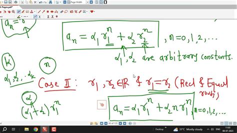 lec3 recurrence relations solving linear homogeneous recurrence relations with constant