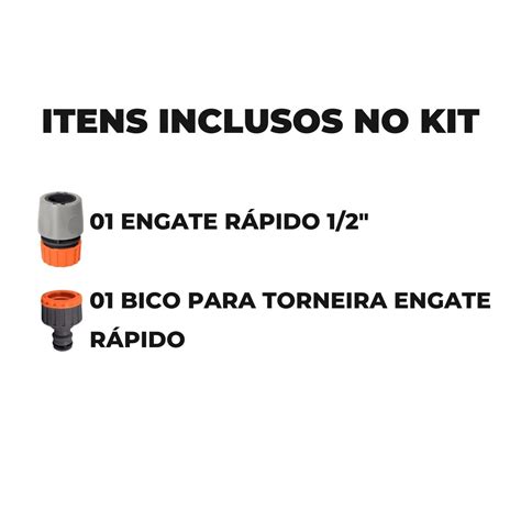 Engate R Pido Para Mangueira De Polegada Bico Para Torneira