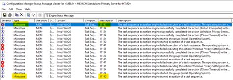 List Of 43 SCCM Status Message Queries Custom Query For SCCM Task