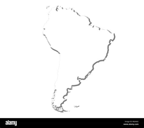 Mapa De America Del Sur Silueta Fotograf As E Im Genes De Alta