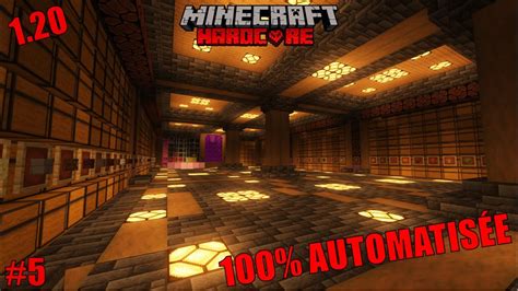 UNE SALLE DES COFFRES 100 AUTOMATISÉE Minecraft Survie Ultra Hard 1