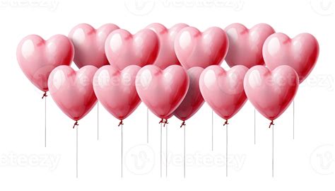 Ai Generiert Herz Luftballons Liebe Luft Luftballons Romantisch