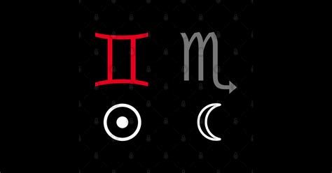 Gemini Sun Scorpio Moon Zodiac Sign Gemini Horoscope Sign Posters