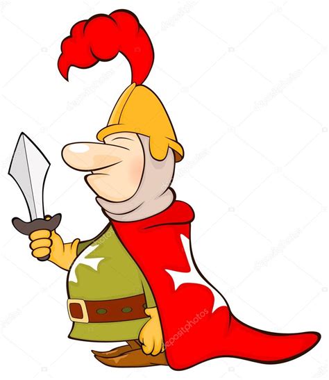 Caballero De Dibujos Animados Vector De Stock Por Liusaart 55384613