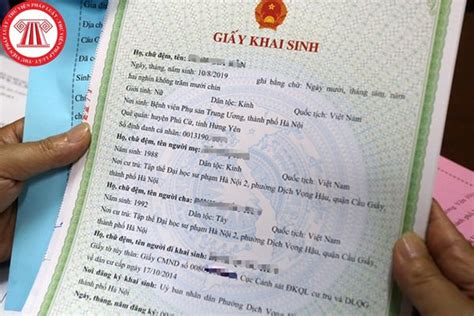 Trong Giấy khai sinh thì cách ghi nơi sinh như thế nào Nội dung đăng