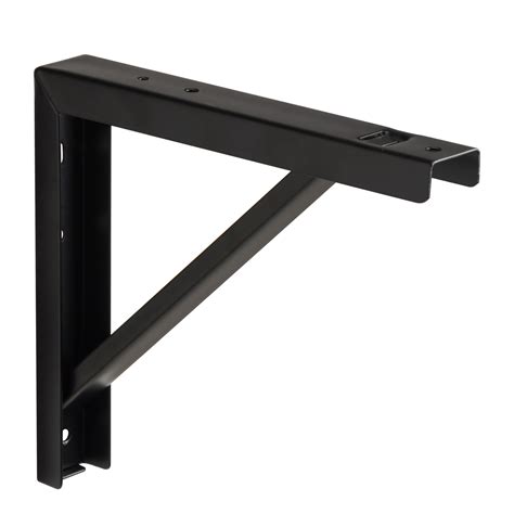 Equerre Forta Acier Peint Noir H 18 X P 20 Cm Leroy Merlin