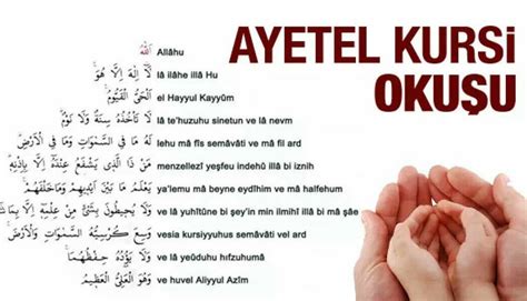 Ayetel K Rs Okunu U Ayetel K Rsi Arap A T Rk E Oku Anlam Faydalar