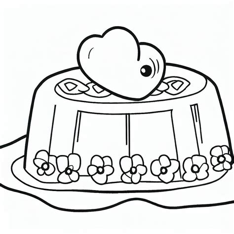 Dibujos De Una Gelatina Para Colorear Para Colorear Pintar E Imprimir