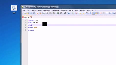 windows batch scripting episode 2 variables youtube